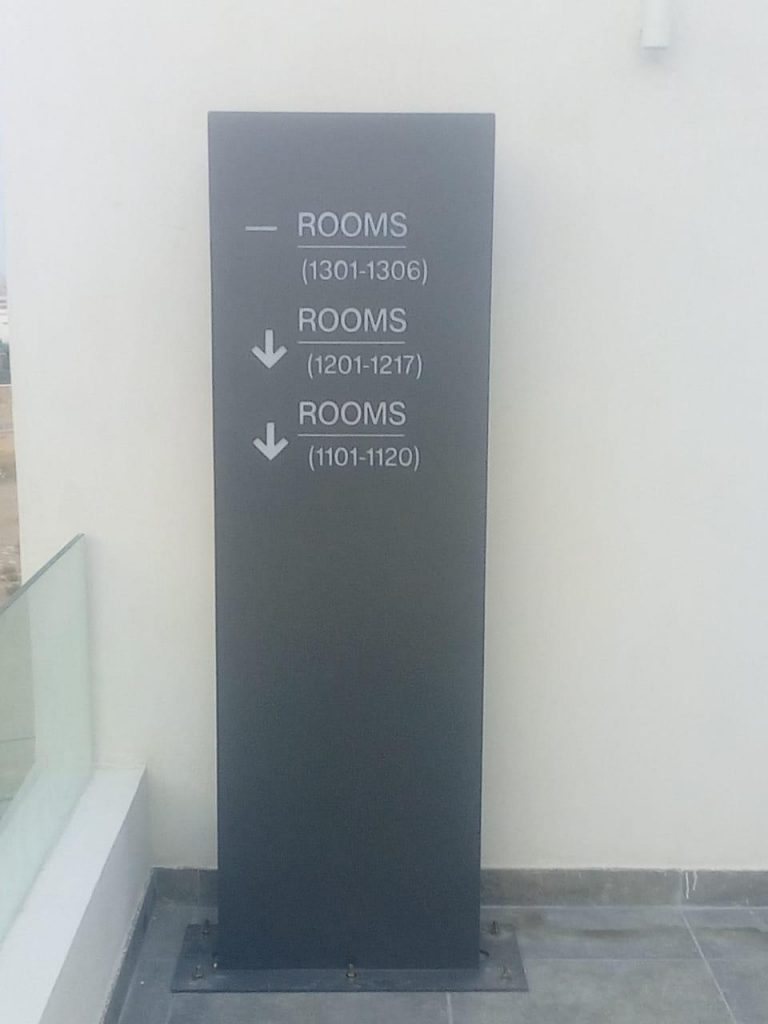 Hotel Signage – Direction stands - Beyman Agency